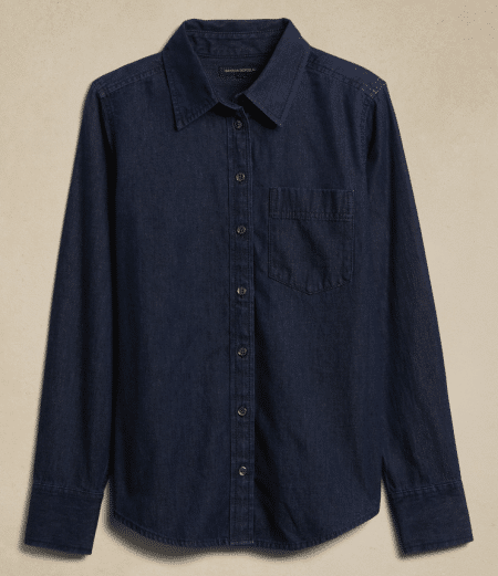Denim Shirt Styling - SusanAfter60.com